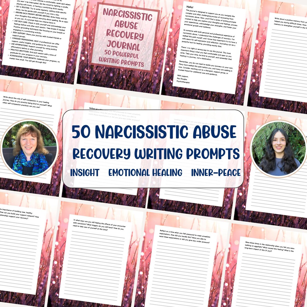 50 Narcissistic Abuse Recovery Journal Writing Prompts Narcissism ...