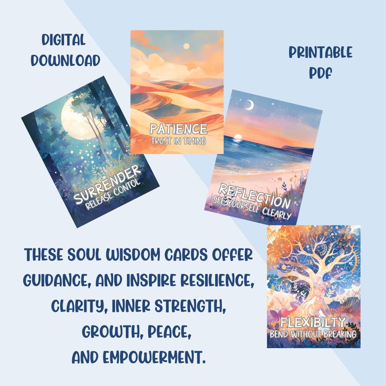 80 Soul Wisdom Oracle Cards Unique Oracle Tarot Deck Spiritual Cards ...