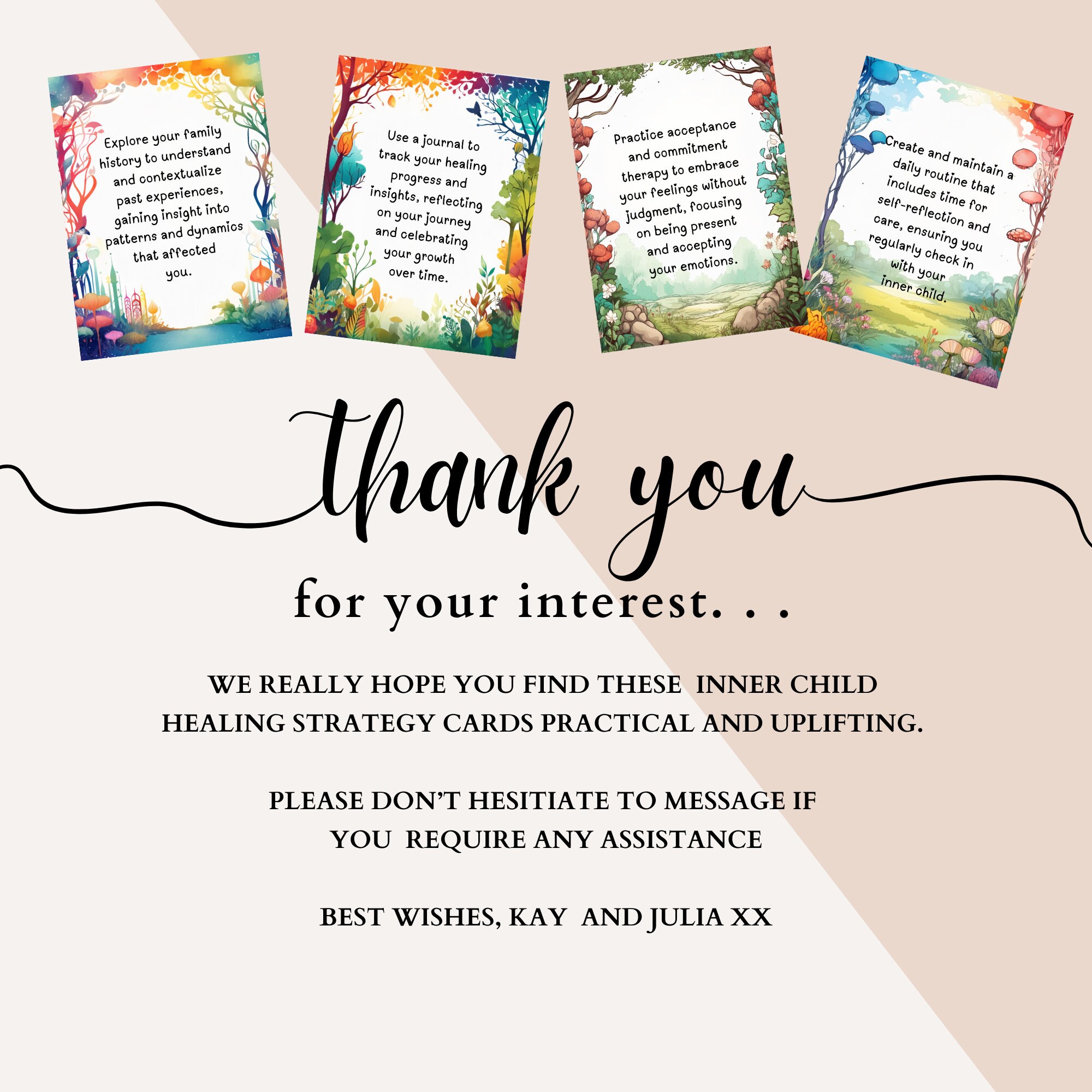 Heal Your Inner Child Strategy Cards Childhood Trauma Recovery Adverse ...