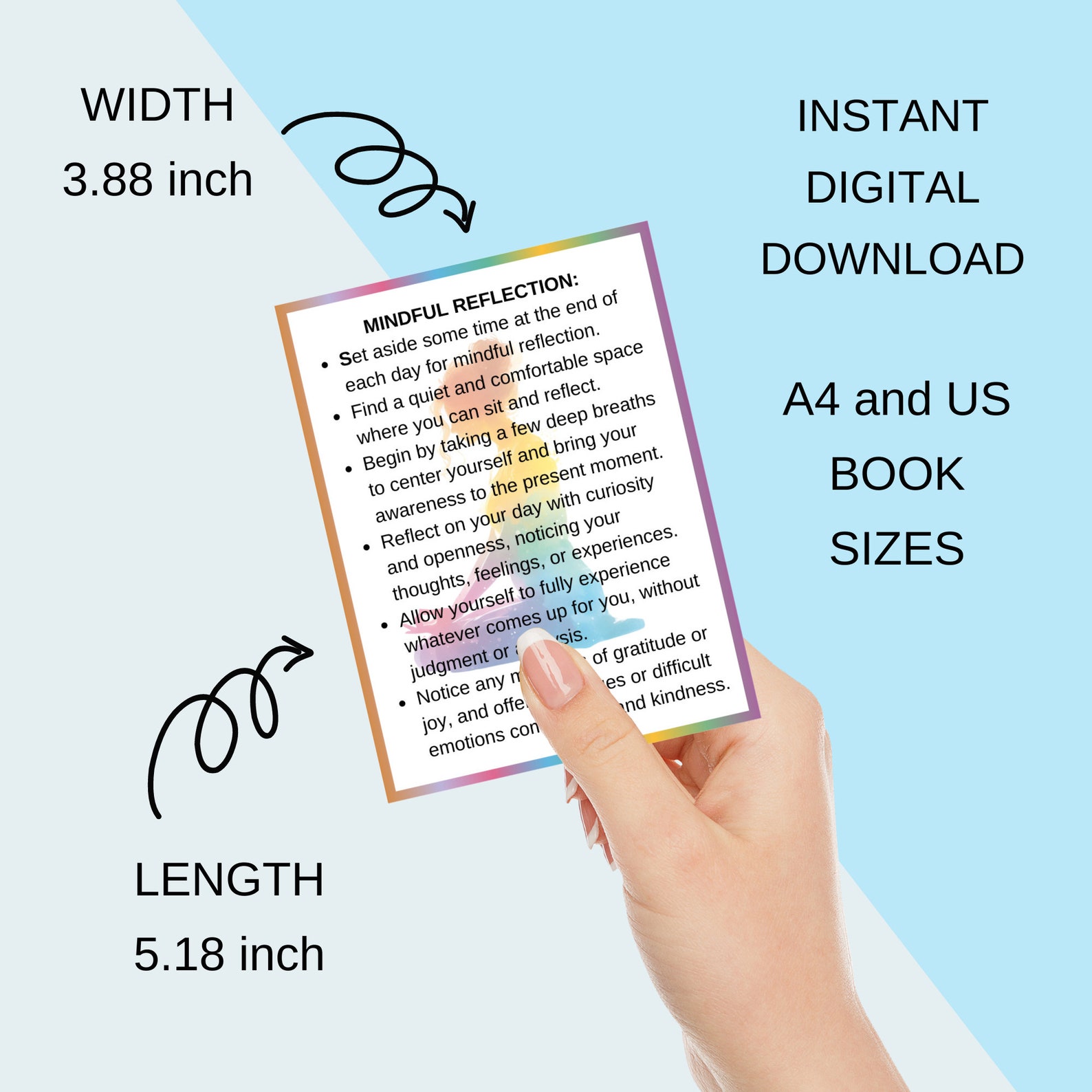 36 Mindfulness Cards Guided Meditation Scripts Gift for Her Breathing ...