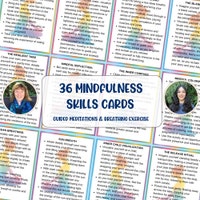 Mindfulness Activity Cards, Printable, Set of 30 - Etsy