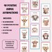 48 Kids Animal Affirmation Cards. Children's Positive Card Deck Self ...