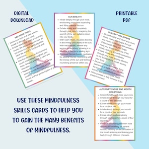 36 Mindfulness Cards Guided Meditation Scripts Gift for Her Breathing ...