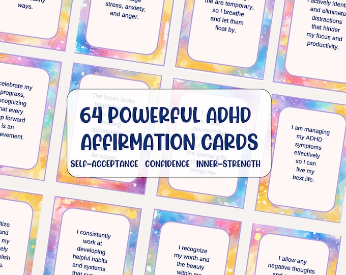 ADHD Card, ADHD Emergency Card, ADHD Medical Card, Attention Deficit ...