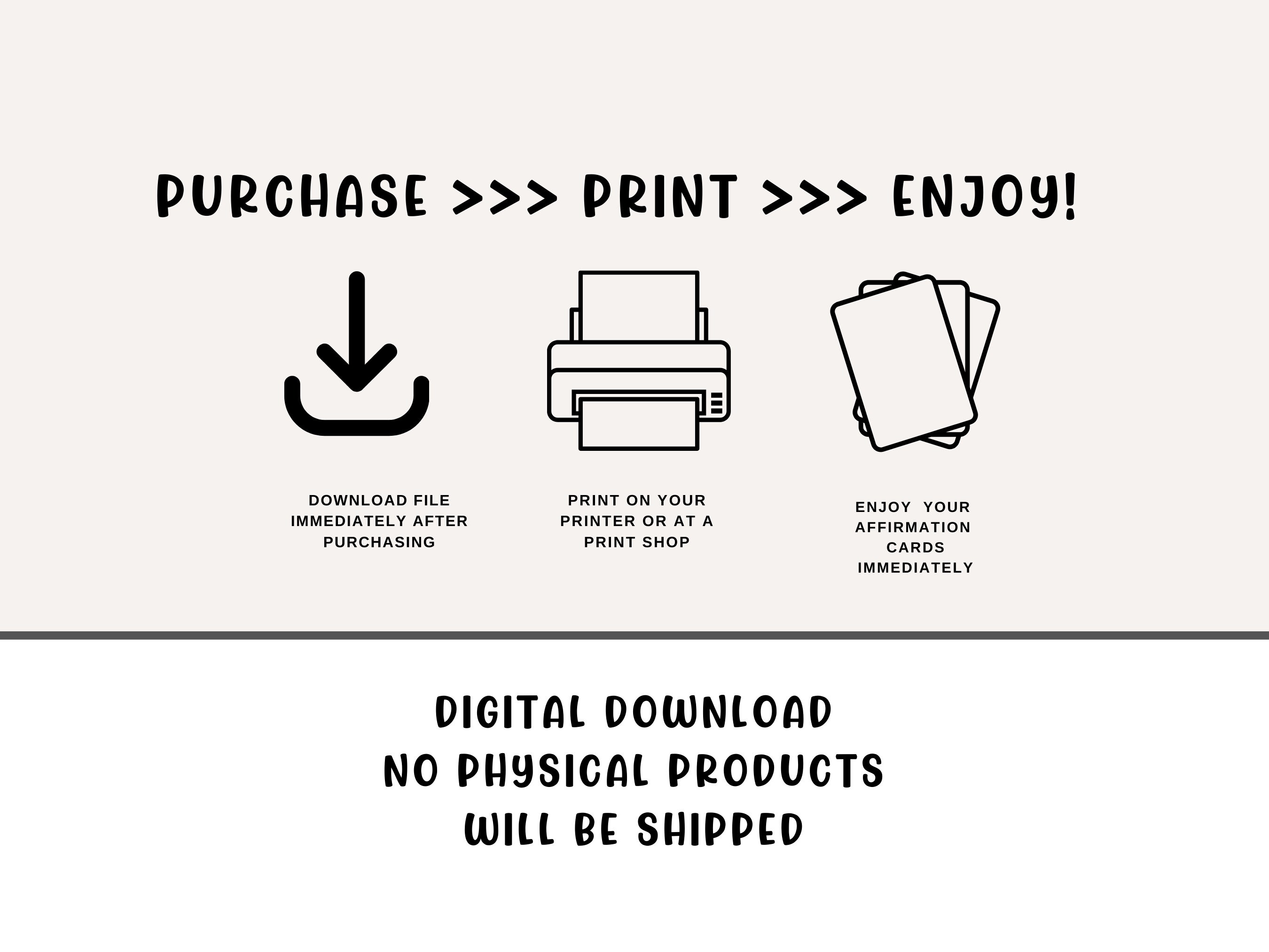 60 DBT Affirmation Cards. Positive Printable Card Deck. Digital ...