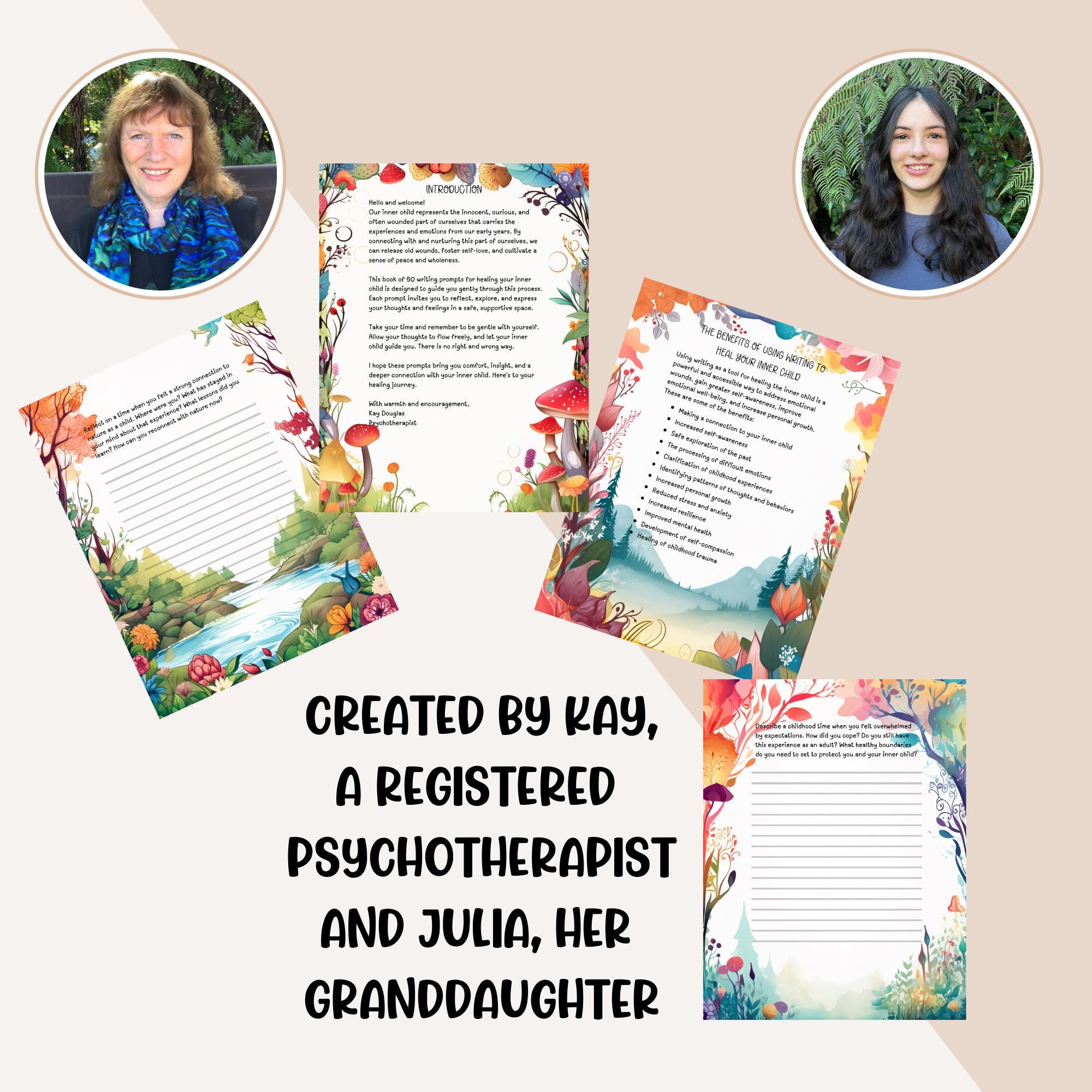 50 Heal Your Inner Child Writing Prompts. Childhood Trauma Recovery ...