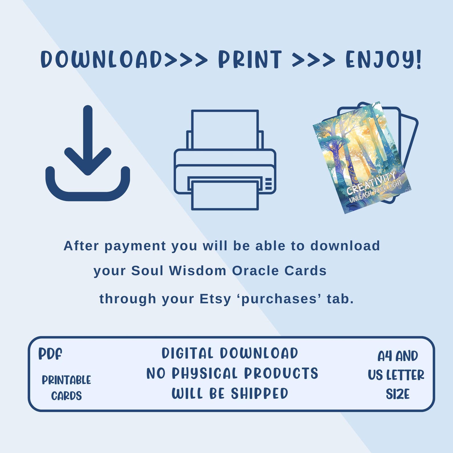 80 Soul Wisdom Oracle Cards Unique Oracle Tarot Deck Spiritual Cards ...