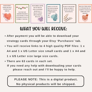 63 Declutter Strategy Cards Tidy Home Management Household Chore ...