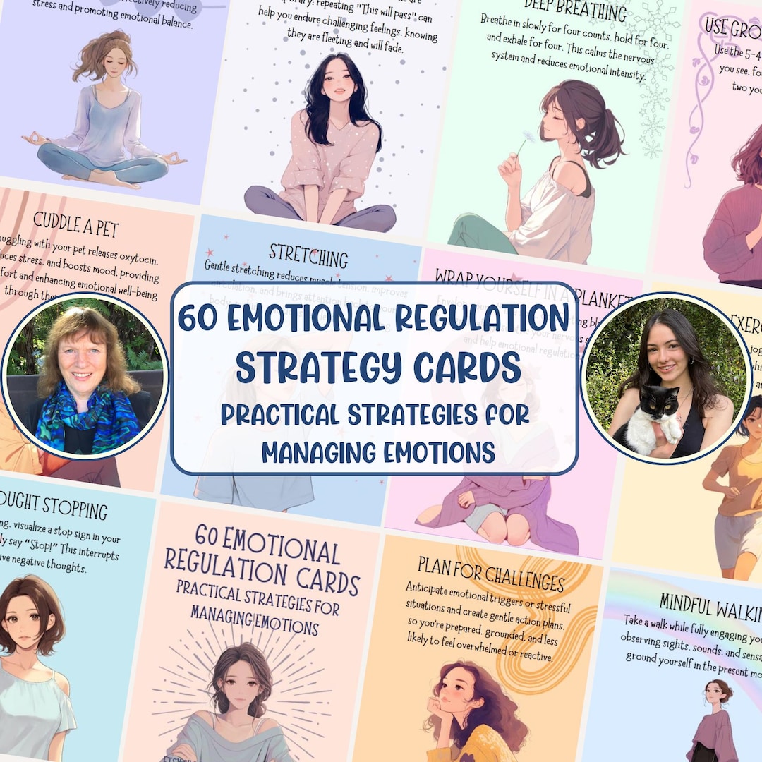 Emotional Regulation Cards Nervous System Emotional Support Stress ...