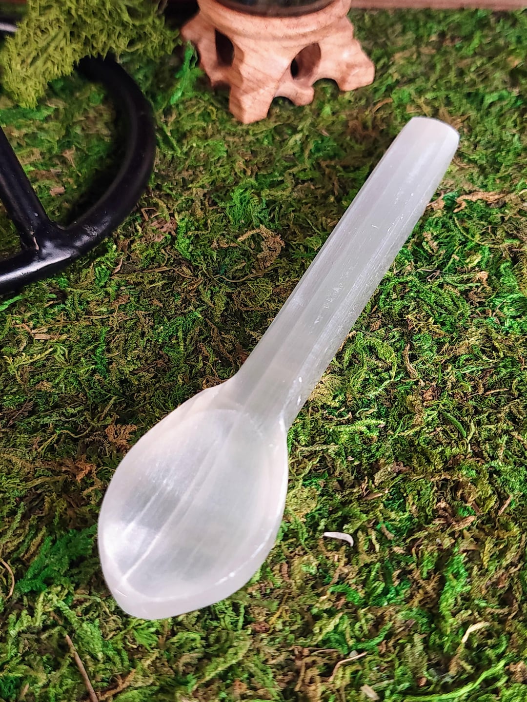 Altar Spoon Selenite Altar Tools Pagan Ritual Supplies Materials for ...