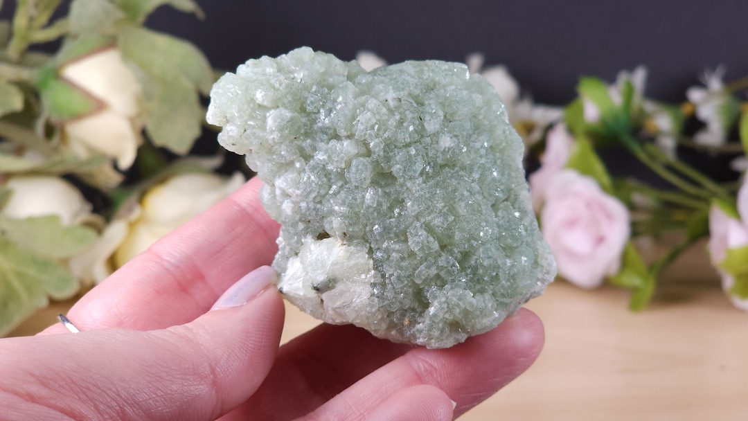 Gorgeous Prehnite Crystal Cluster Specimen - Etsy