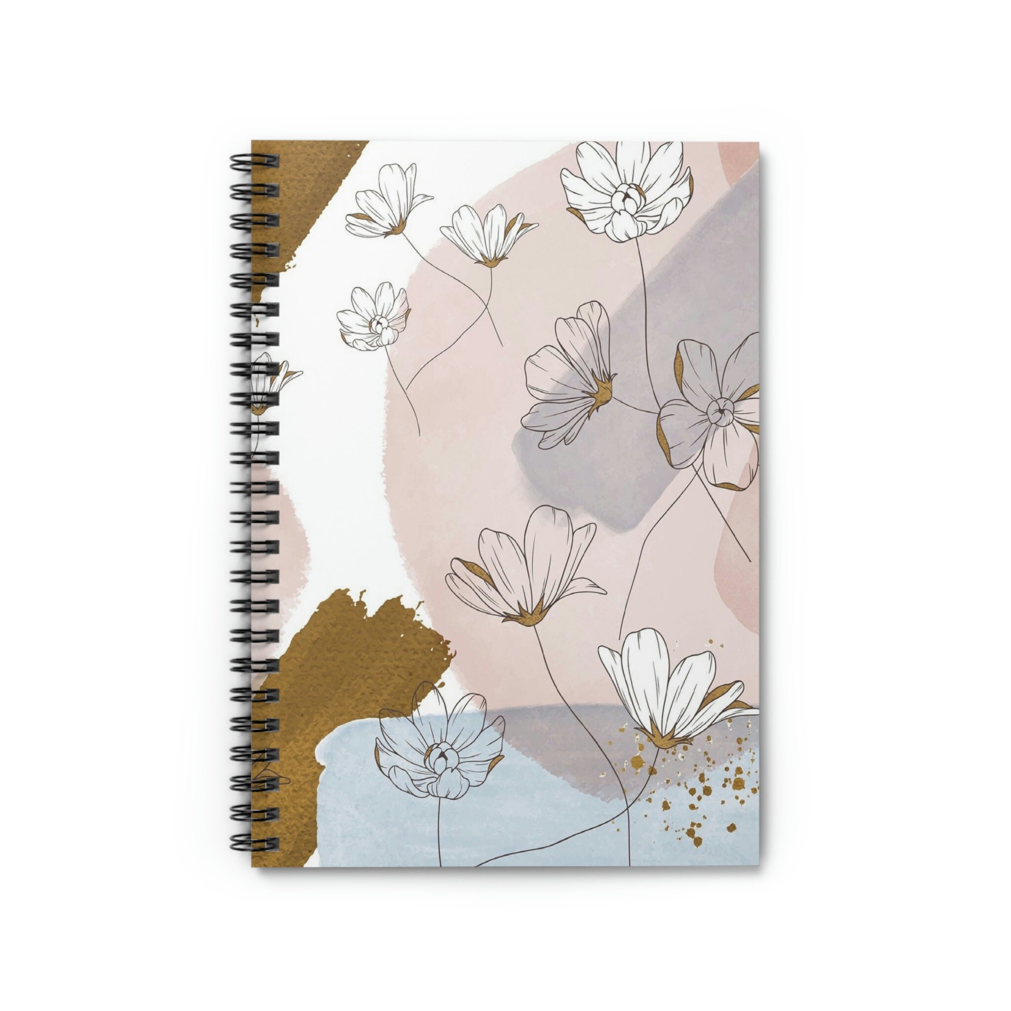 Vintage Flower Version 2 Spiral Notebook Ruled Line - Etsy