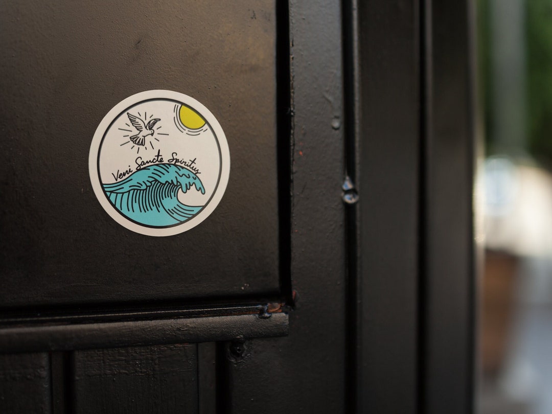 Veni Sancte Spiritus Sticker | Catholic Decor - Etsy