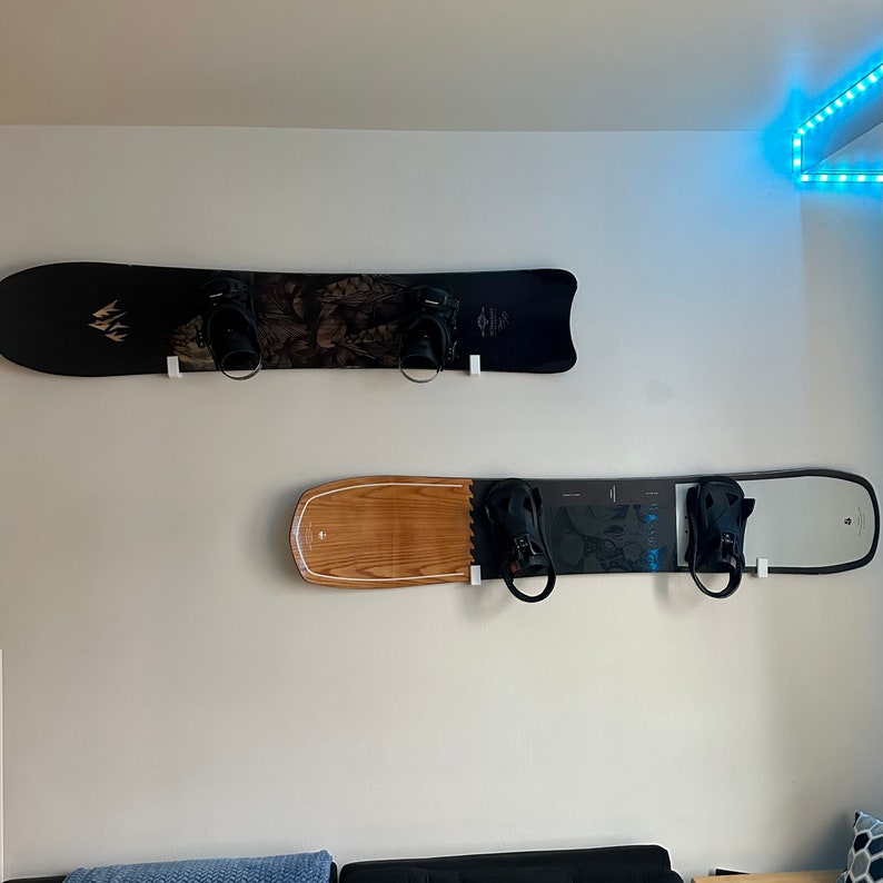 Snowboard Wall Mount - Minimalistic - Etsy