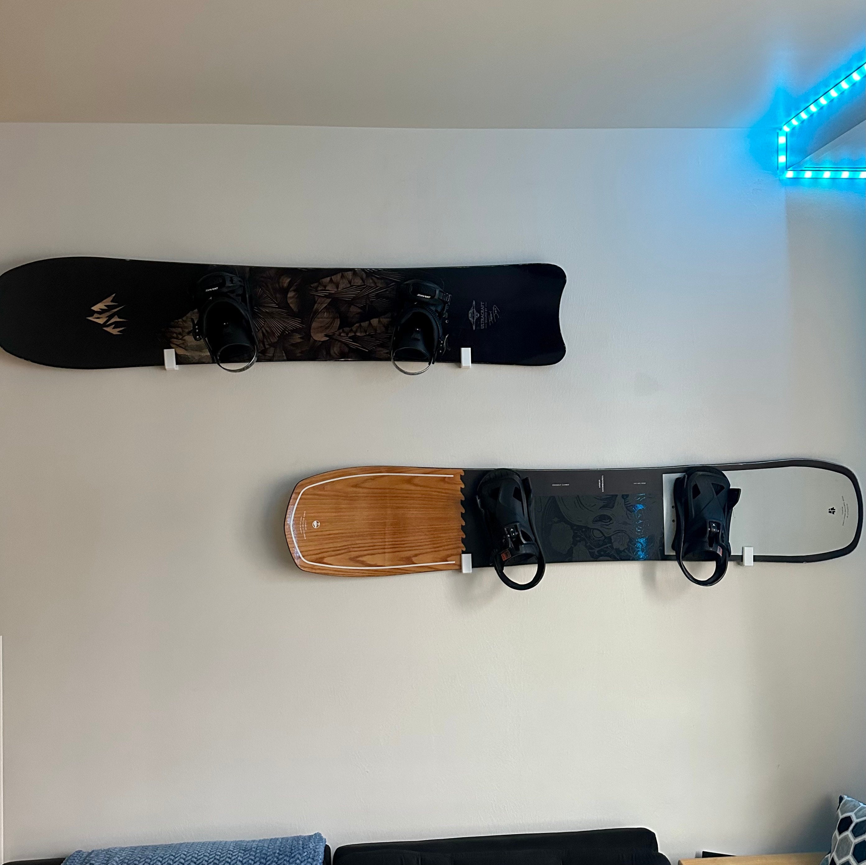 Snowboard Wall Mount - Minimalistic - Etsy