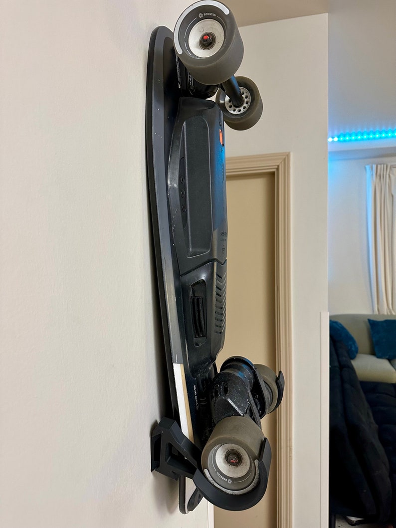 Electric Skateboard Wall Mount - Displays Skateboard From Both Sides ...