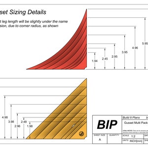 Corner Gusset DXF Cut Files for Fabricators - Etsy
