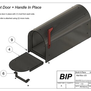 Mailbox Plans: Metal Letter Box DXF Cut Files (digital Download) - Etsy