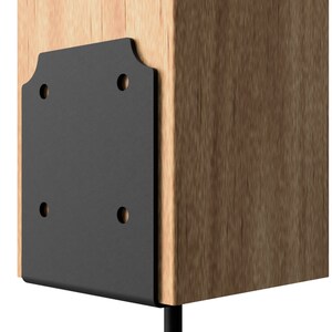 6x6 Post Support Saddle Bracket DXF File Two Styles Plus PDF ...