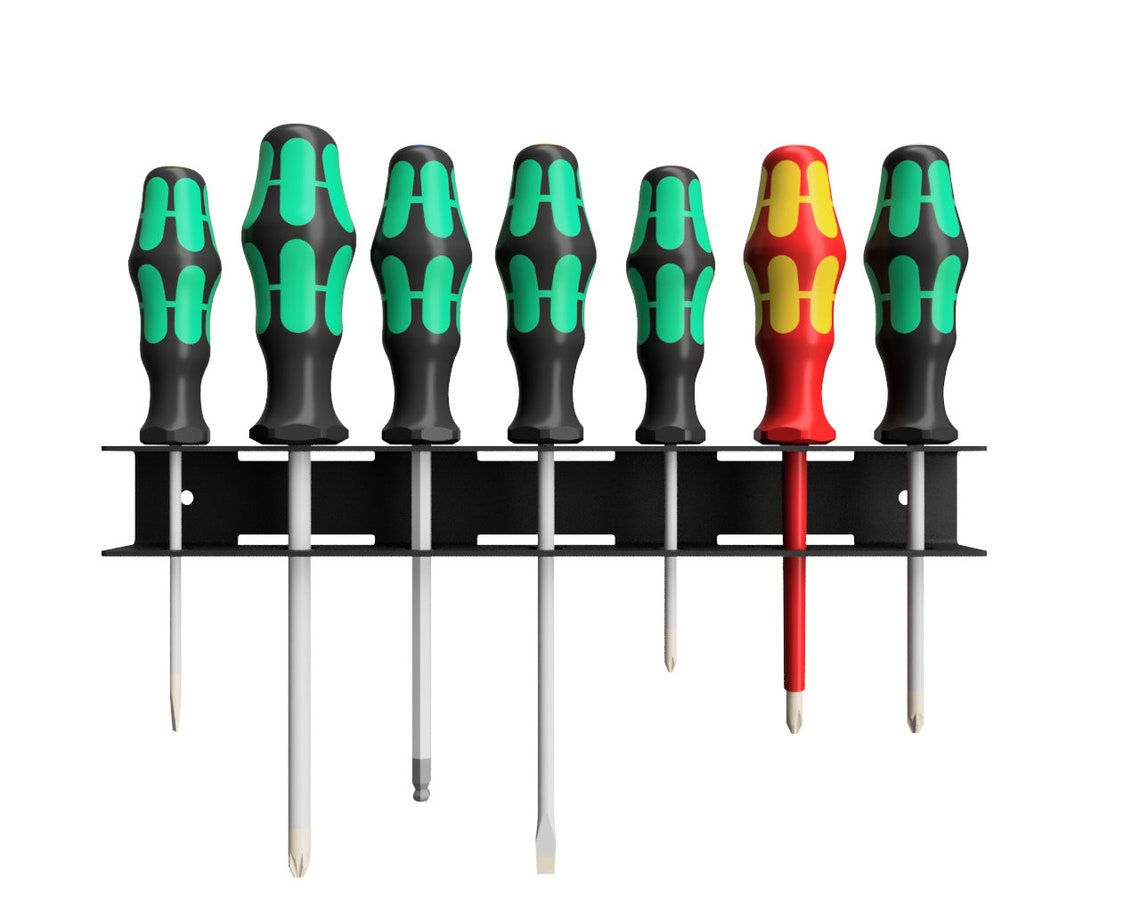 Screwdriver Holder DXF File – Wall Mount Screwdriver Rack Cut File - Etsy