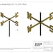 24 Inch Weathervane Cut Files & Plans: CNC Plasma DXF, PDF (digital ...