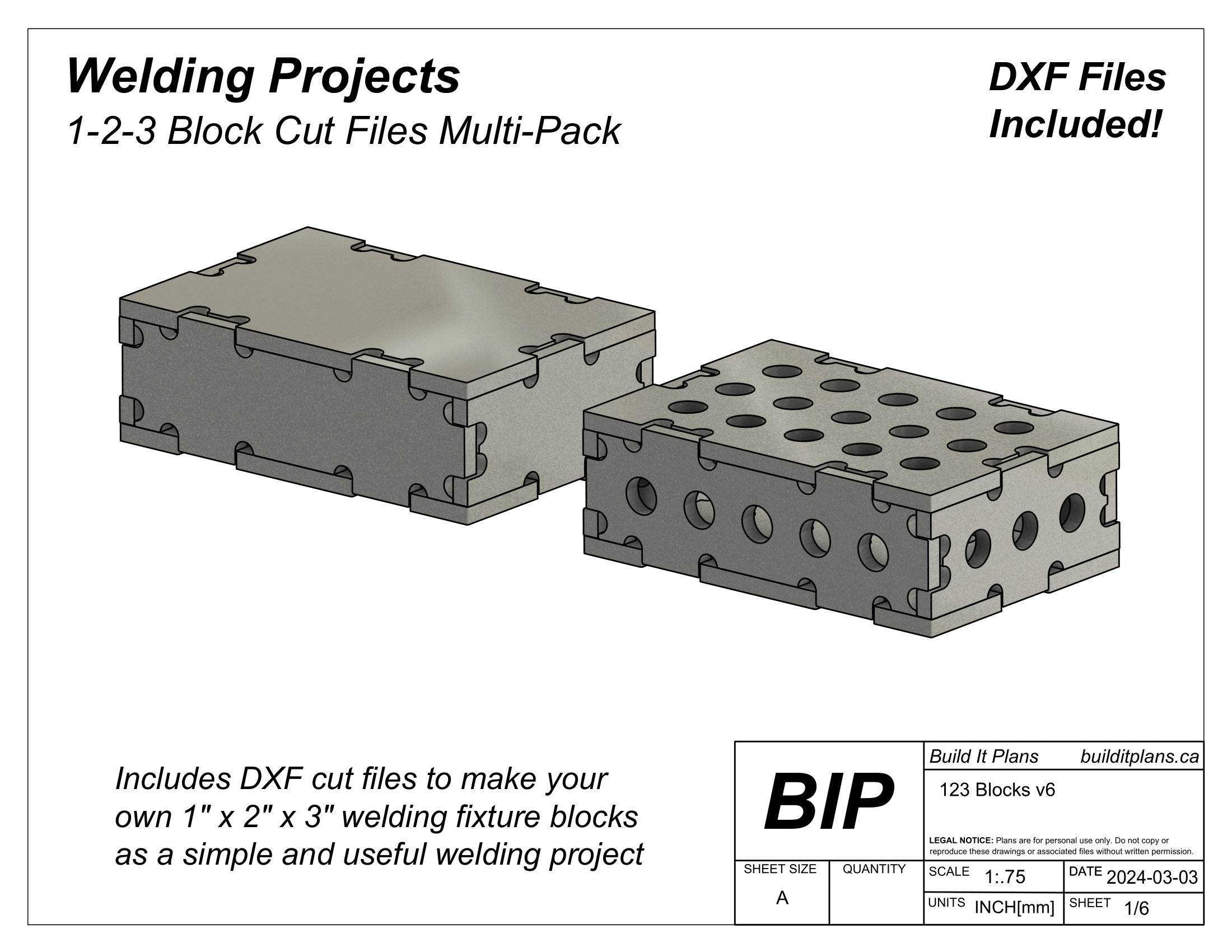DIY 1 2 3 Block Cut Files 123 Block DXF Plasma Cut Files for Fixture ...