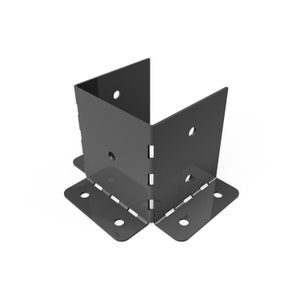 6x6 Post Base Mount Bracket DXF Cut File - Etsy