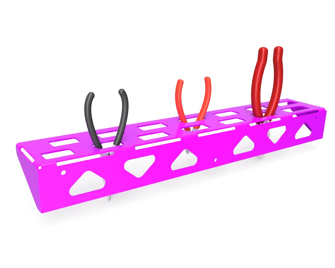 Wall Mounted Pliers Holder Cut File Mechanic Shop Tool Holder Plasma ...