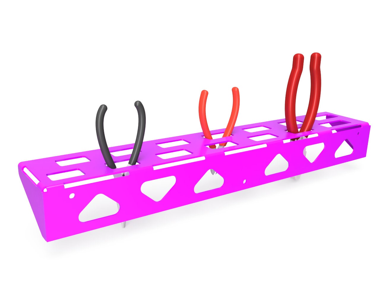 Wall Mounted Pliers Holder Cut File Mechanic Shop Tool Holder Plasma ...