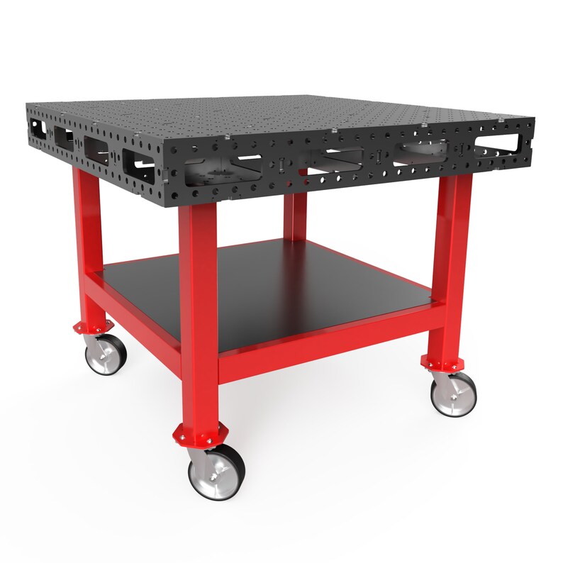 48x48x0.375" Welding Fixture Table Cut Files - 0.375" Steel With Open ...