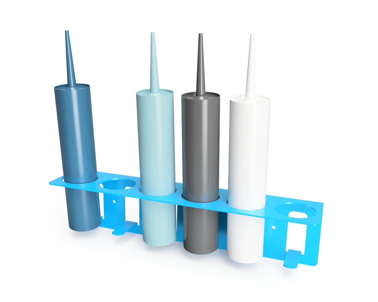 Caulking Tube Rack DXF – Wall Mount Cut File for Sealant Storage - Etsy