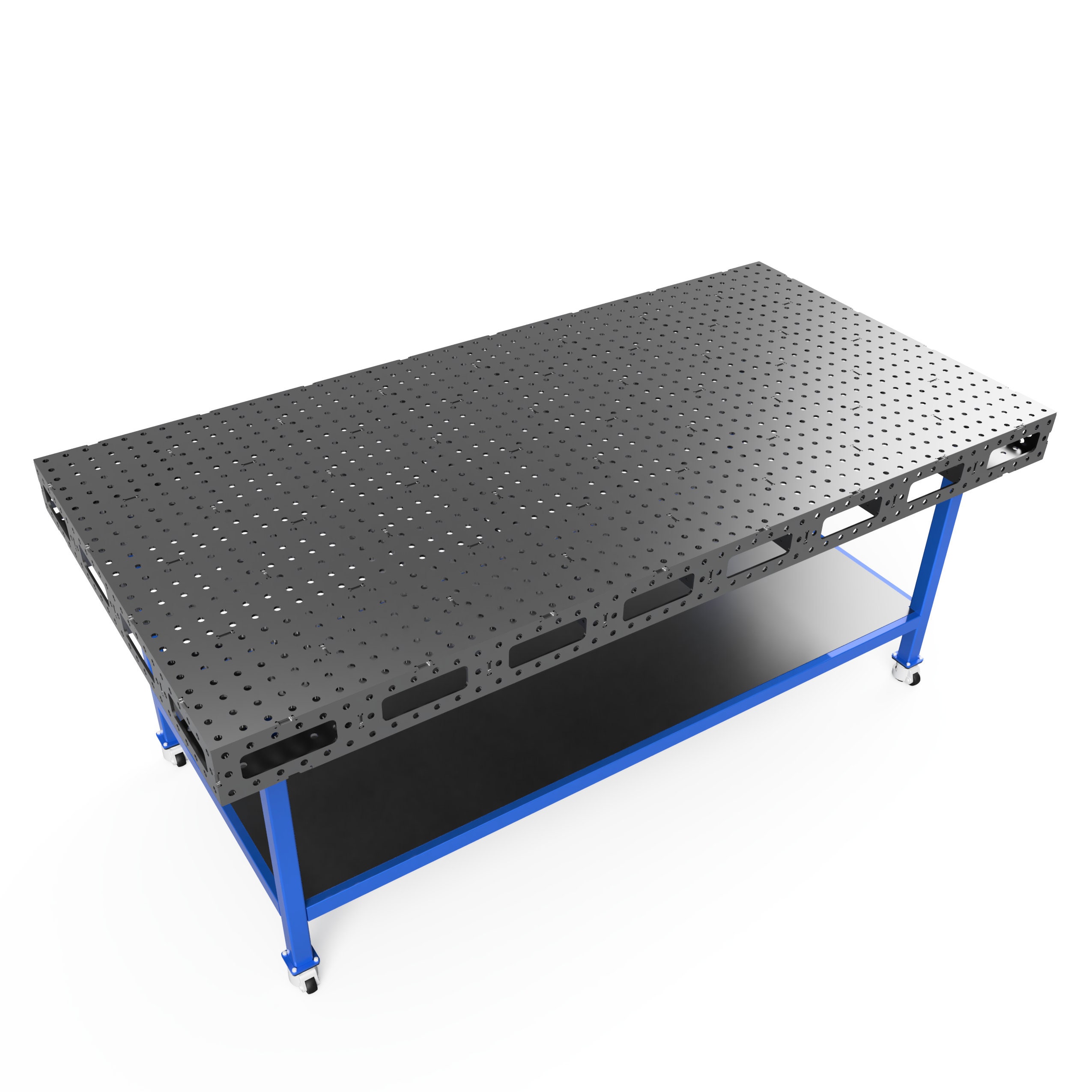 4x8 Welding Fixture Table 0.25 Thick Steel Plans and DXF Cut Files for ...