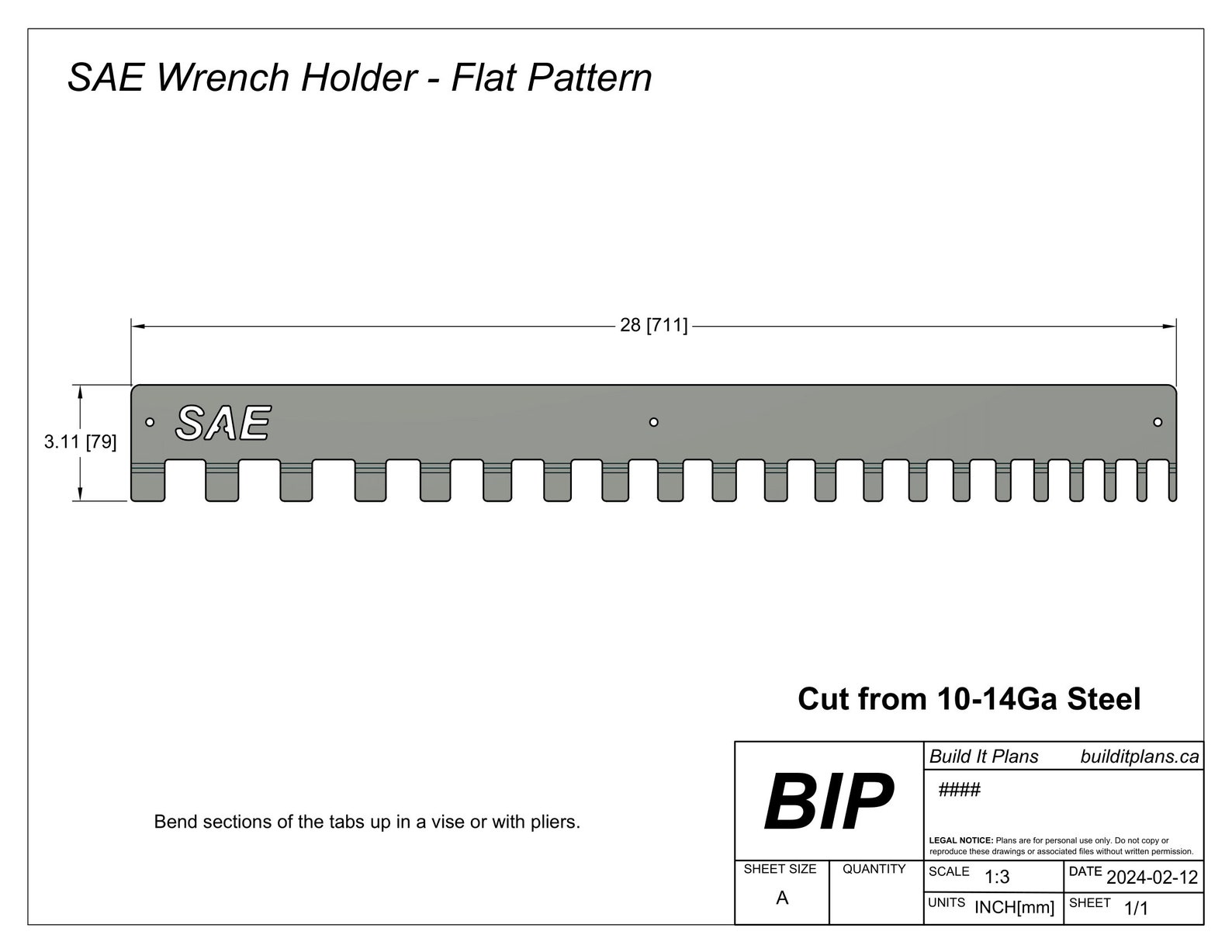 Metric + SAE Wrench Hook DXF Files - Spanner Wall Rack Cut Files - Etsy UK