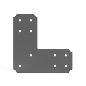 Classic 6x6 Post L Bracket DXF Cut File - Etsy