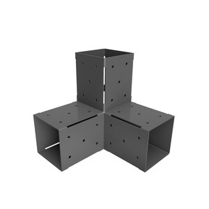 6x6 Full Dimension Post Corner Bracket DXF Cut Files - Etsy
