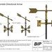16 Inch Weather Vane Cut Files and Plans - DIY Weathervane DXF Files ...
