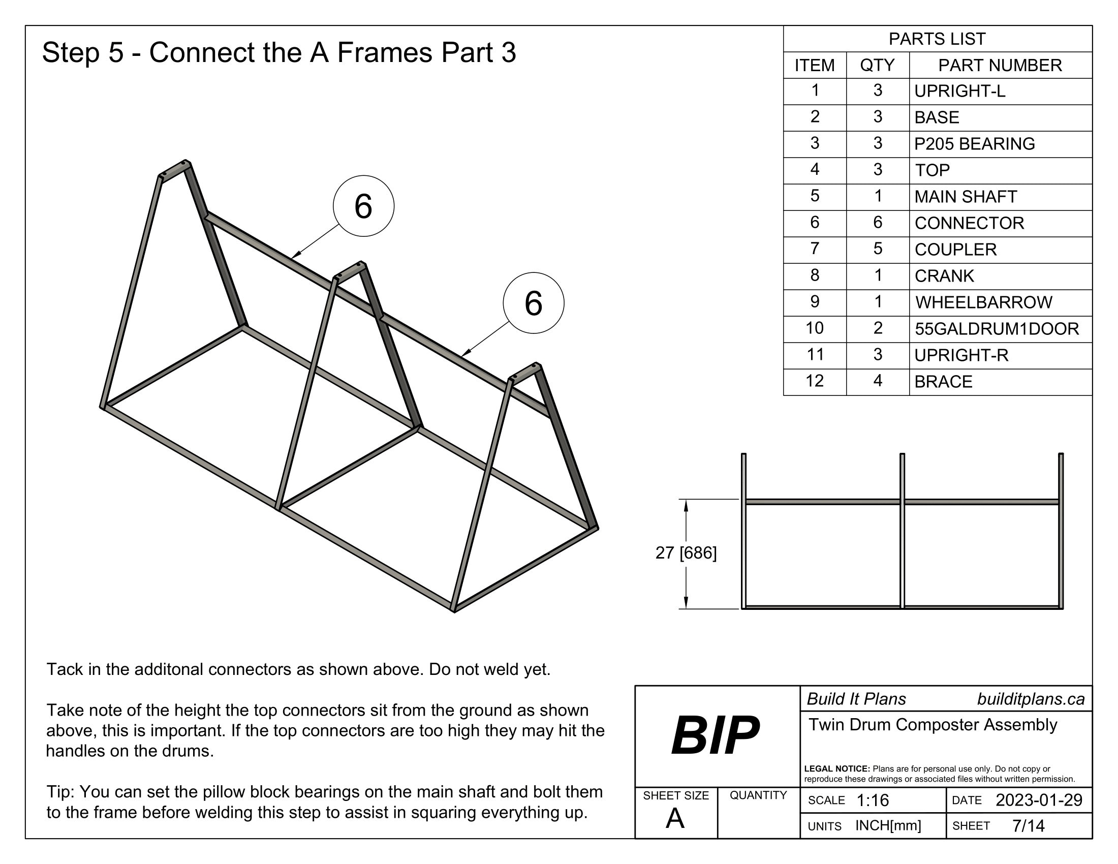 Twin Drum Composter Plans PDF Download - Etsy