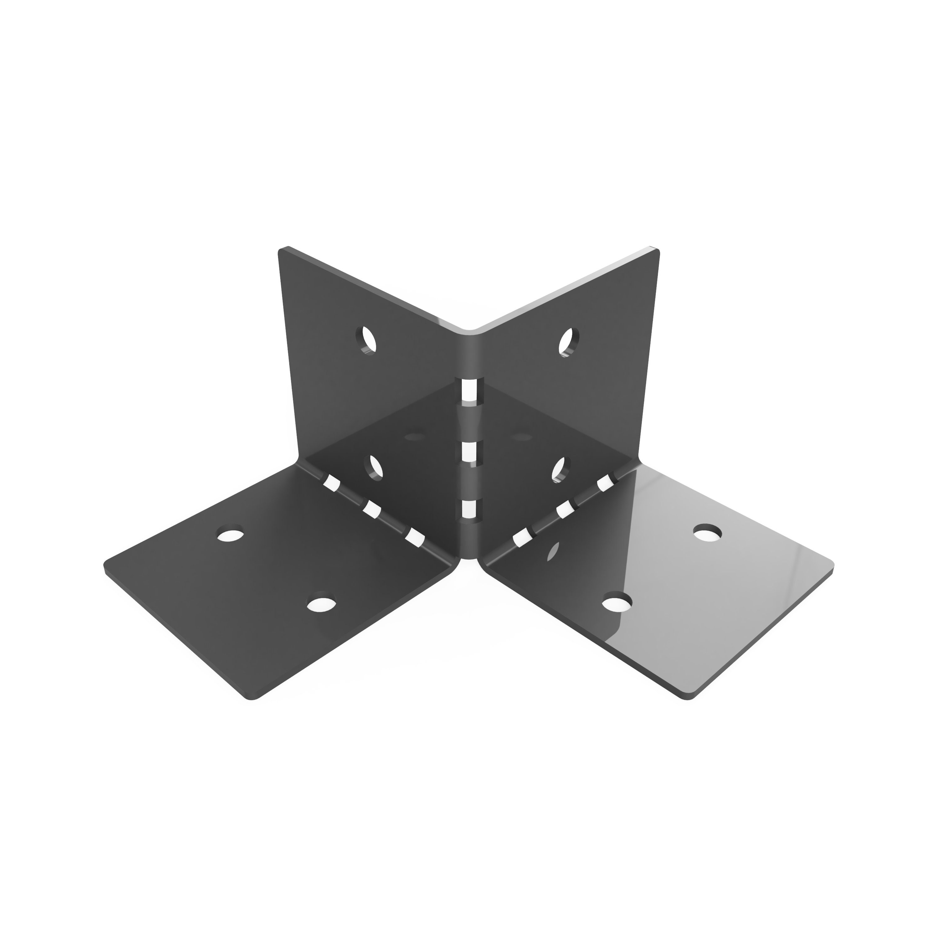 4x4 Post Inside Corner Angle Bracket Cut File for Pergola Inner Corner ...