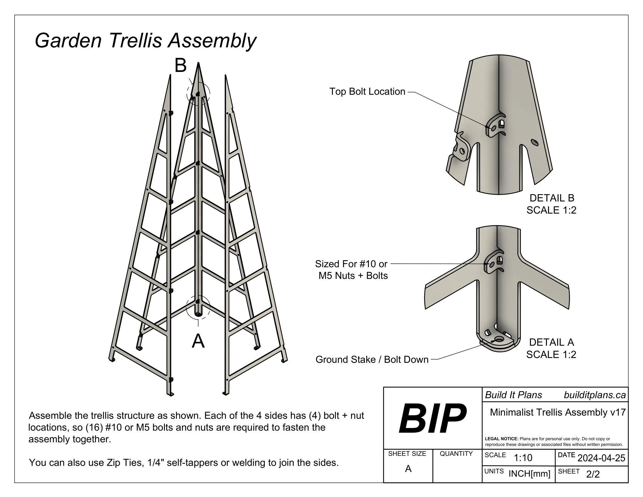 Minimalist Garden Trellis DXF Cut Files for DIY Garden Lattice - Etsy