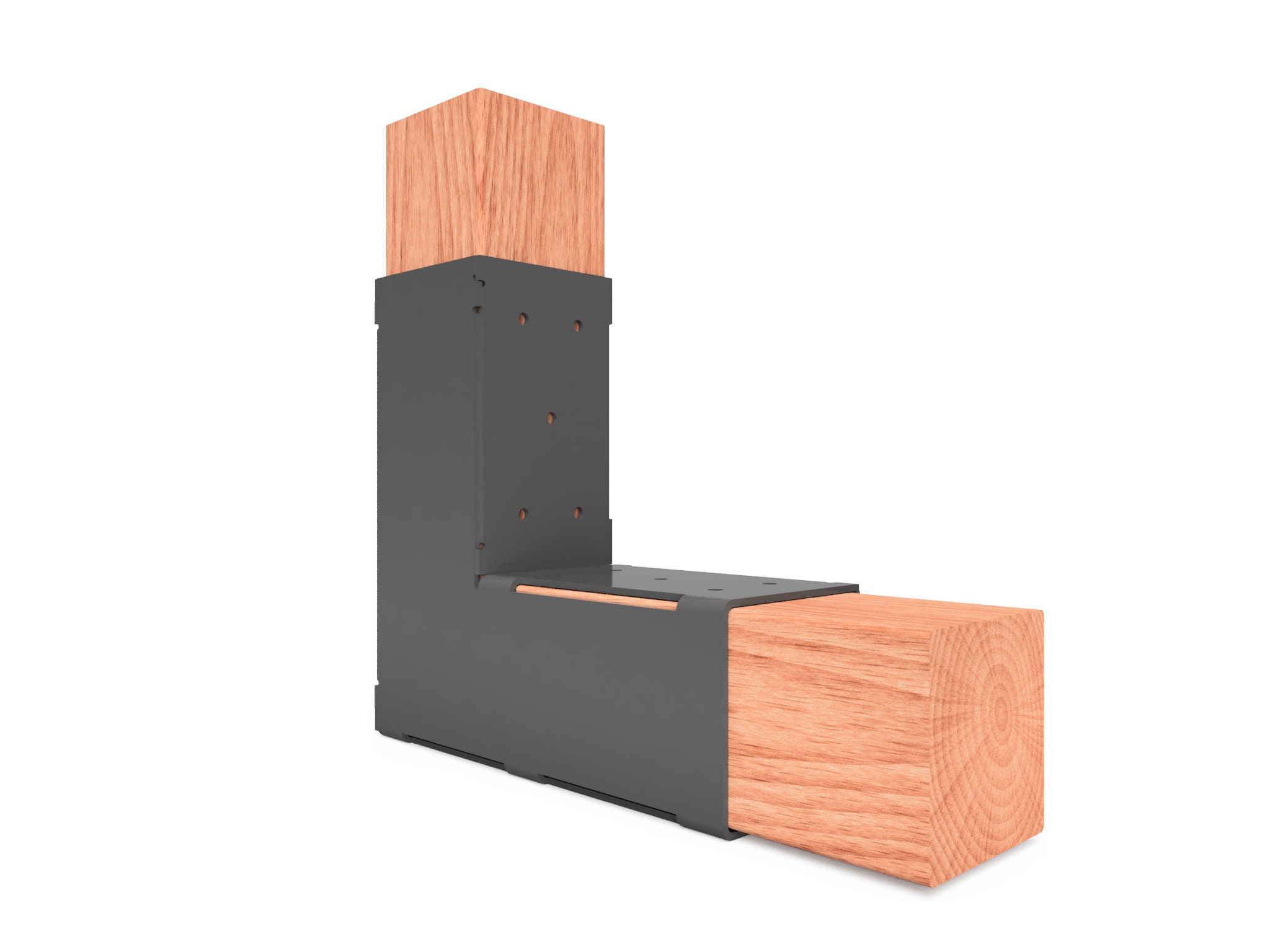 4x4 Post L Bracket DIY Cut Files Pergola L Bracket DXF Cut File for 3 ...