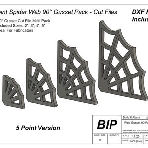 Gusset Cut Files Mega Pack for Fabricators - Assorted DXF Plasma Files ...