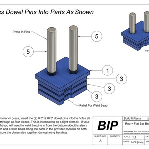 Flat Bar and Rod Bender DXF - Manual Metal Bender Tool Cut Files - Etsy