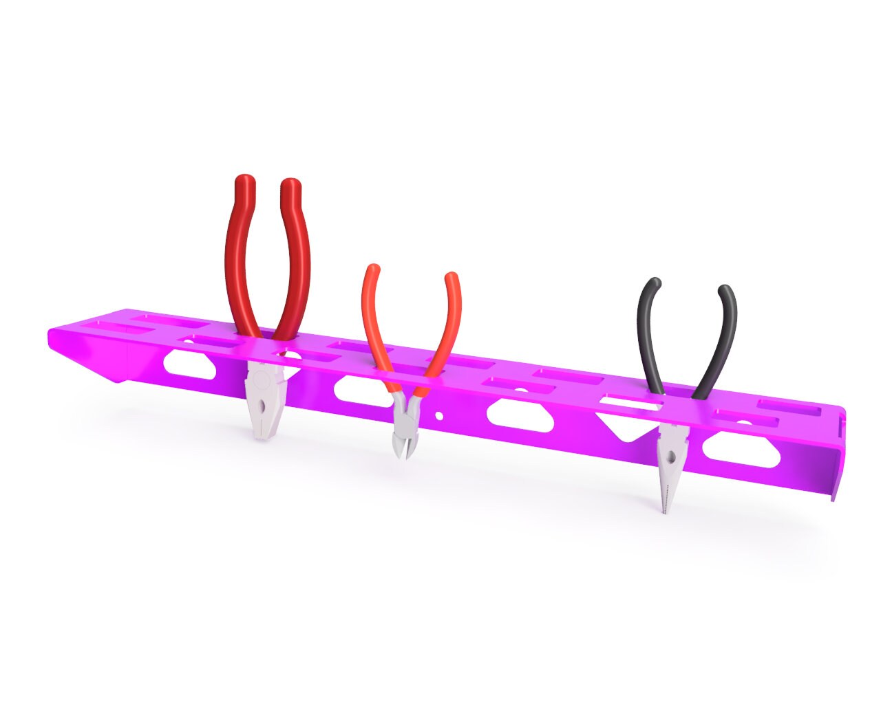 Wall Mounted Pliers Holder Cut File Mechanic Shop Tool Holder Plasma ...