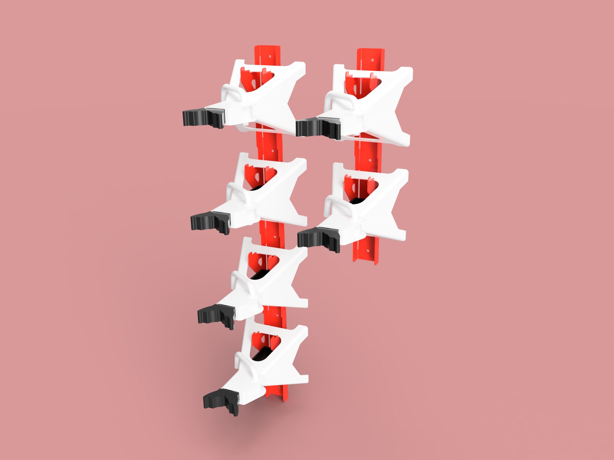 Small Jack Stand Rack DXF - 2-3.5 Ton Jackstand Wall Hanger Cut Files ...