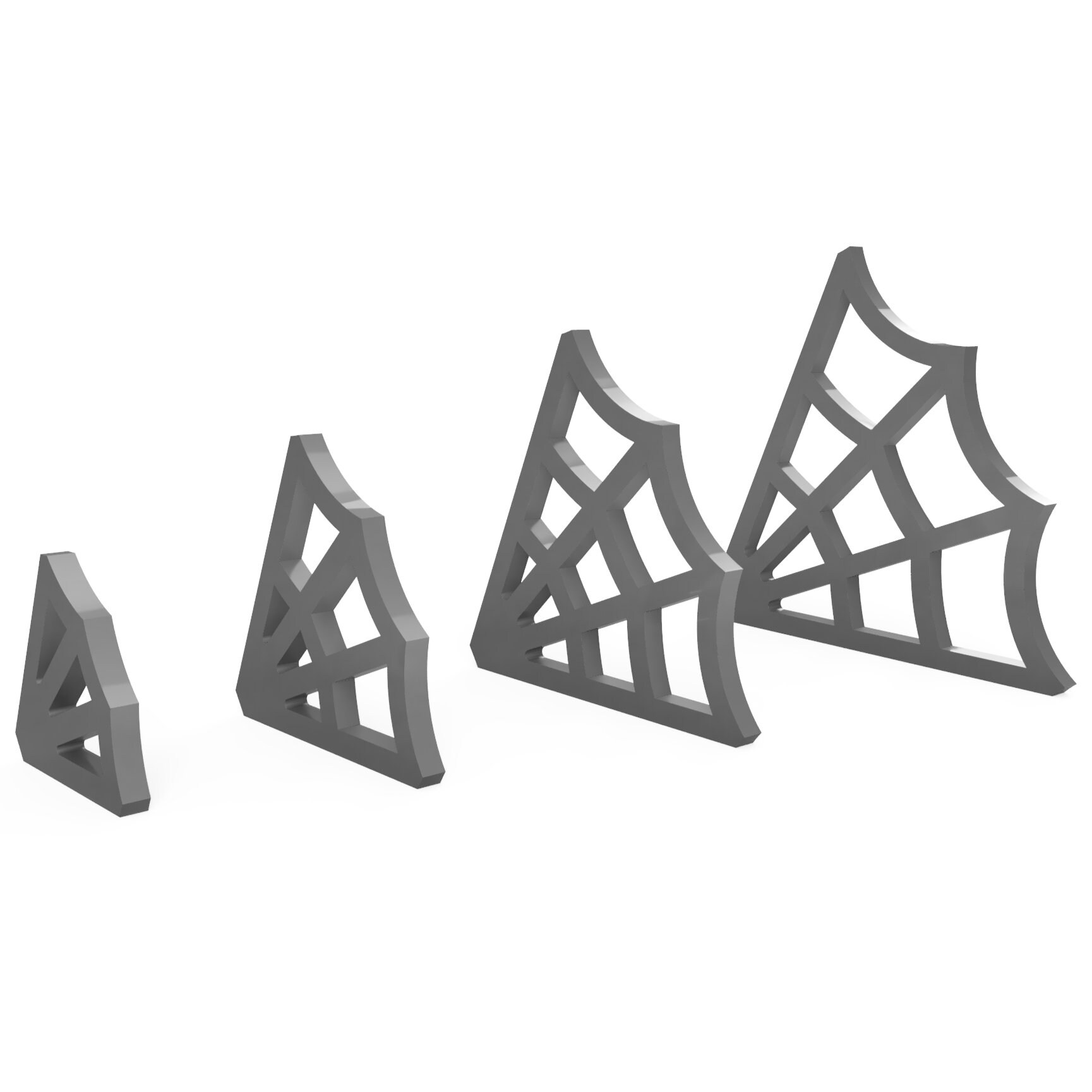 Spider Web Corner Gusset Cut Files for Fabricators Pack of DXF Plasma ...