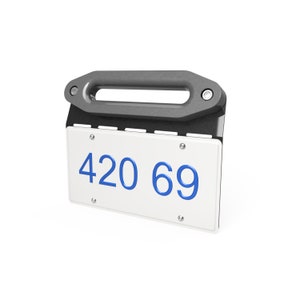 Winch Fairlead License Plate Bracket DXF – Plate Mount Cut File - Etsy