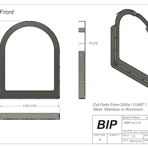 Mailbox Plans: Metal Letter Box DXF Cut Files (digital Download) - Etsy