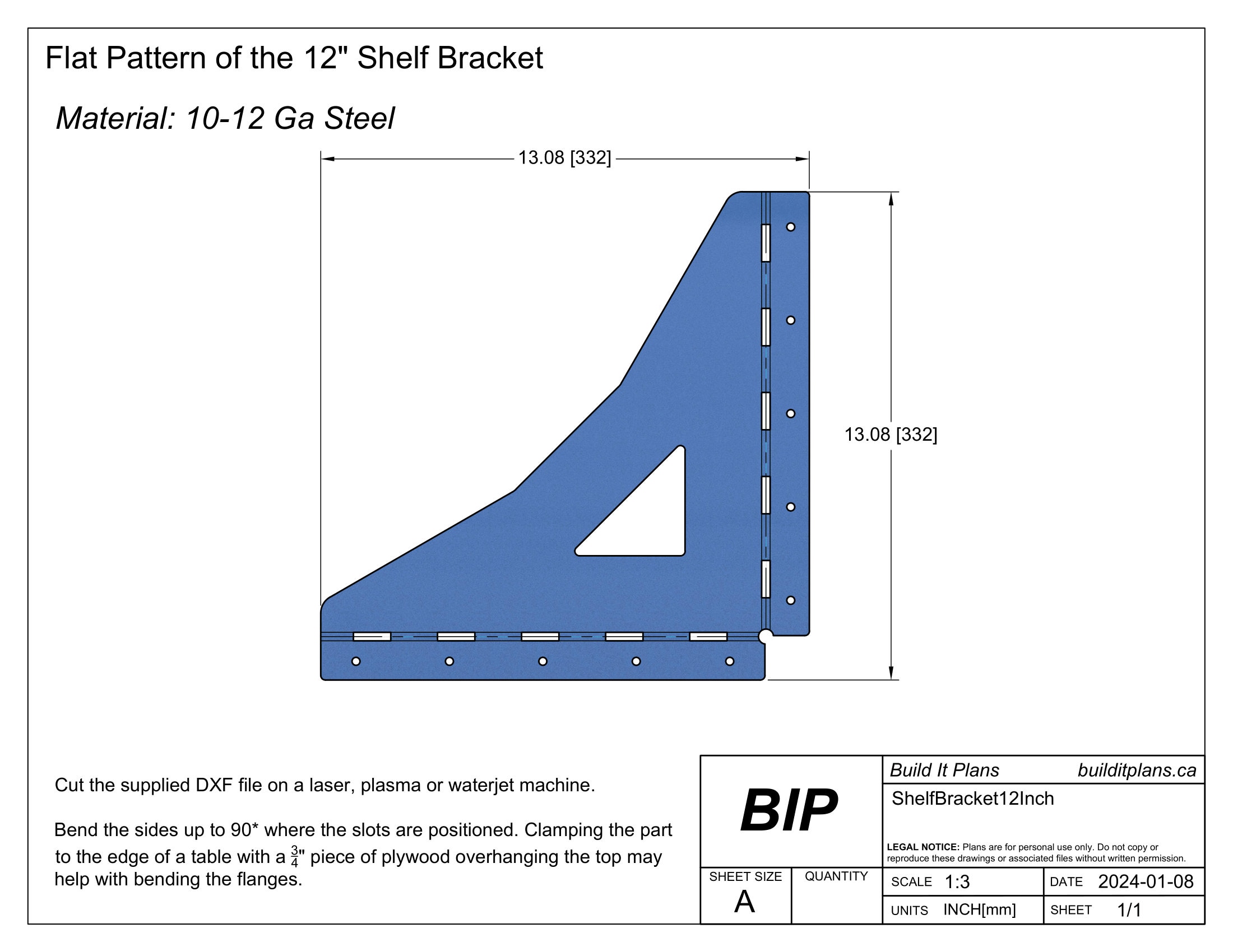 Shelf Bracket Cut Files for DIY Shelving Plasma Cut Files for Metal ...