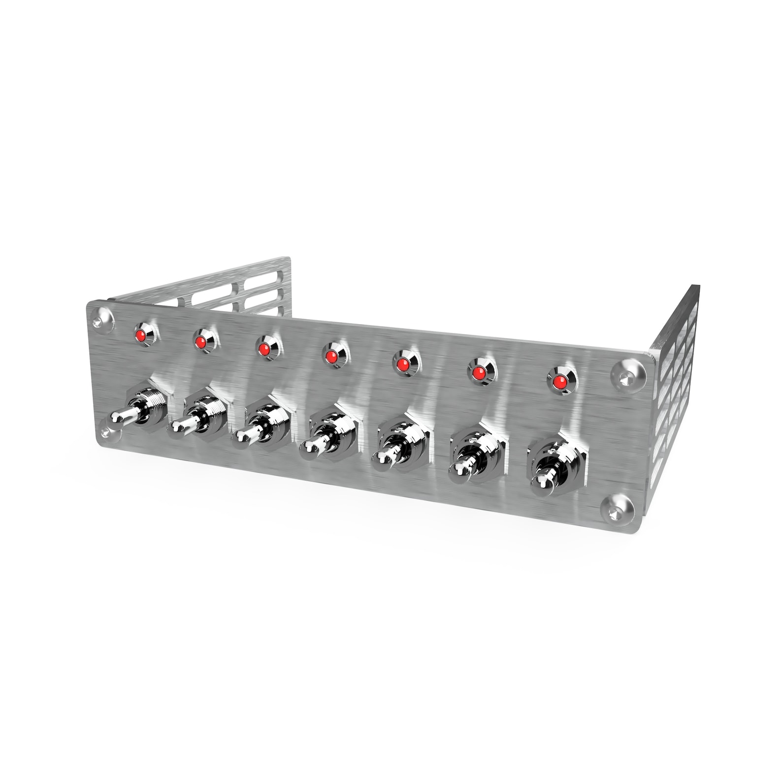 Single DIN Racing Switch Panel Cut Files 180mm X 50mm DIN 7 Toggle ...