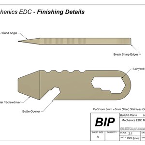 Mechanics EDC Tool DXF File - METRIC Wrench and Bottle Opener Cut Files ...